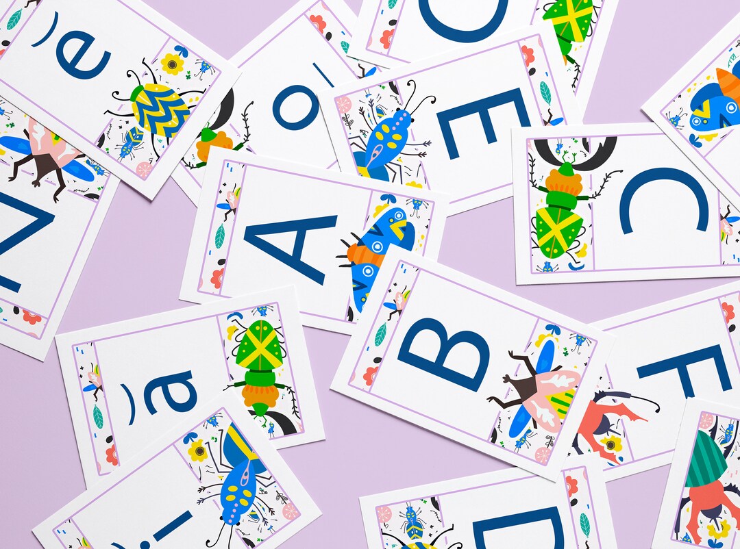 Splat That Bug! Learning Game, Educational, Letters, Vowels, Homeschool ...