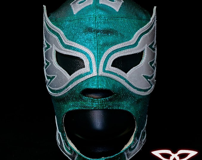 Ángel Azteca Lame Verde 2 Mascara Lucha Libre - Etsy