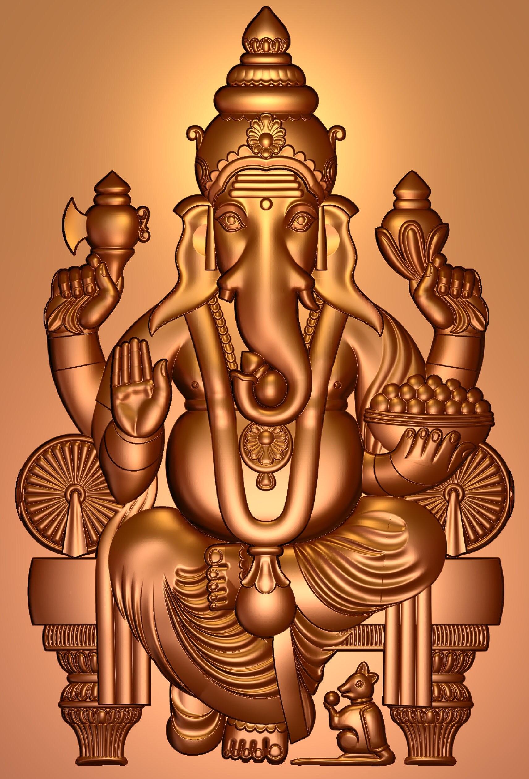 Hindu God Stl File - Etsy