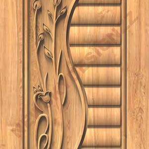 100 Embossed Wood Door CNC Engraving Designs: 3D STL & RLF Files ...