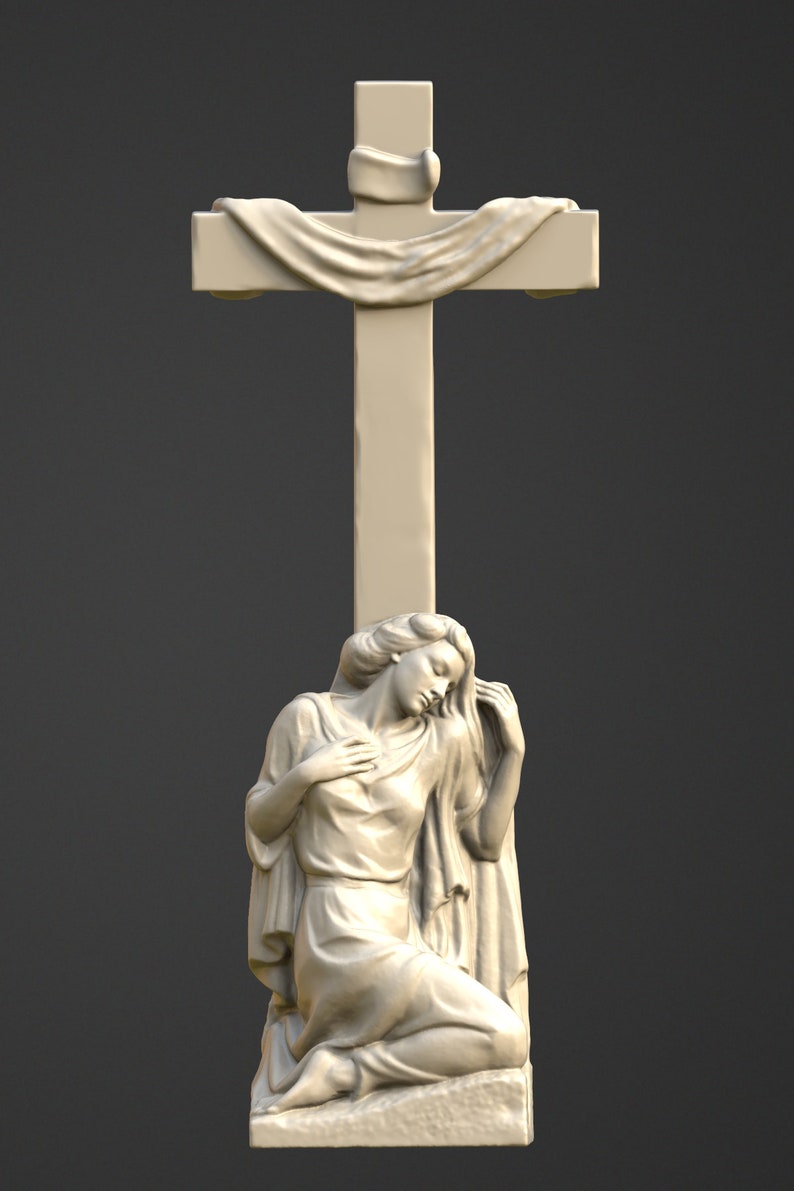 Jesus Christ Cross STL 3D Model for CNC Router - Etsy Australia