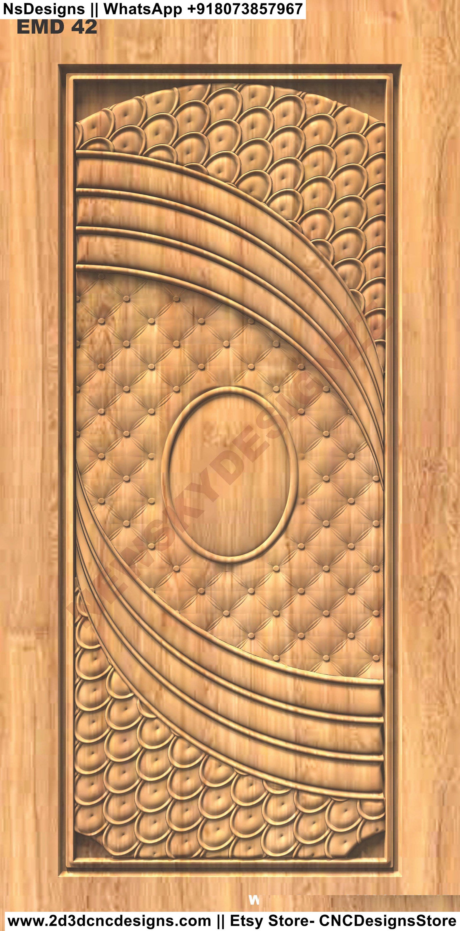 100 Wc Embossed CNC Doors 3D Designs STL and RLF Models for - Etsy