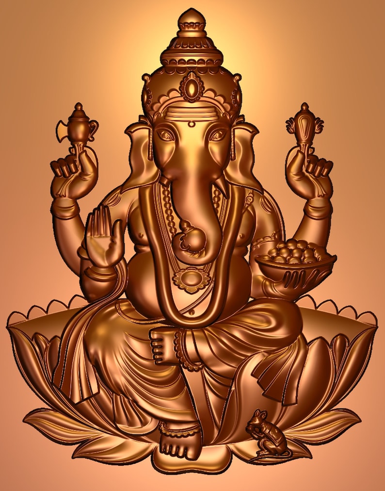 Ganesh Designs 12nos 3D CNC STL File, for 3D Printing, CNC Machine Wood ...