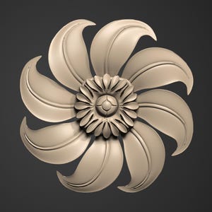 150 Ornaments STL CNC Models, Floral Designs for CNC Router Carving ...