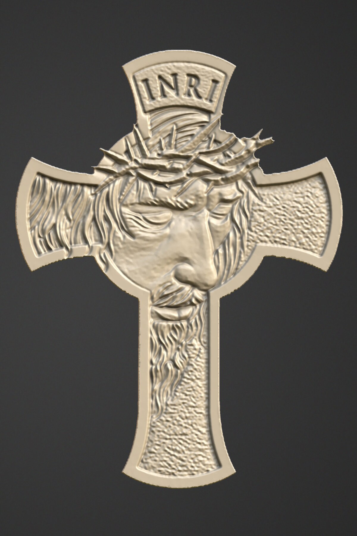 Jesus Christ Cross STL 3D Model for CNC Router - Etsy Australia