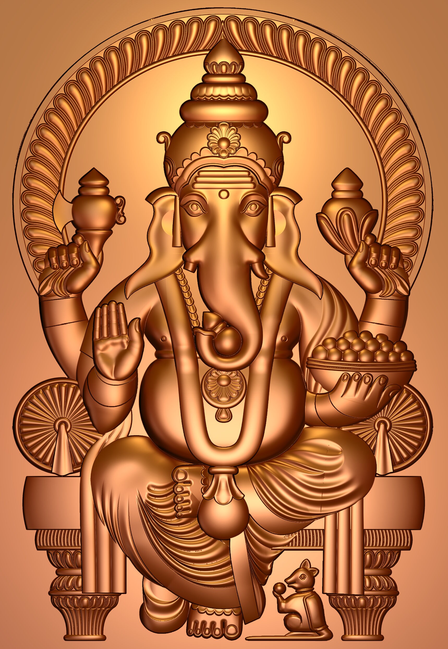 Ganesh Designs 12nos 3D CNC STL File for 3D Printing CNC - Etsy Canada