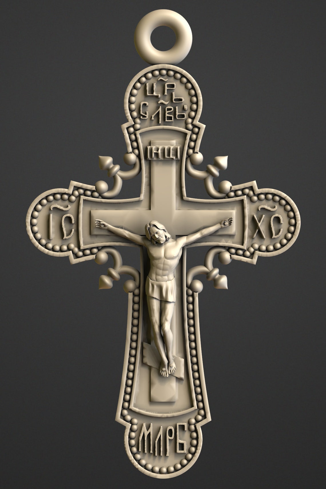 Jesus Christ Cross STL 3D Model for CNC Router - Etsy Australia