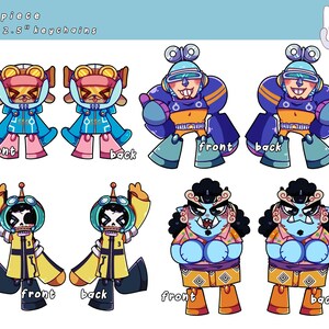 Wanpi 2.5" Epoxy Double-sided Acrylic Charm Keychains - Etsy