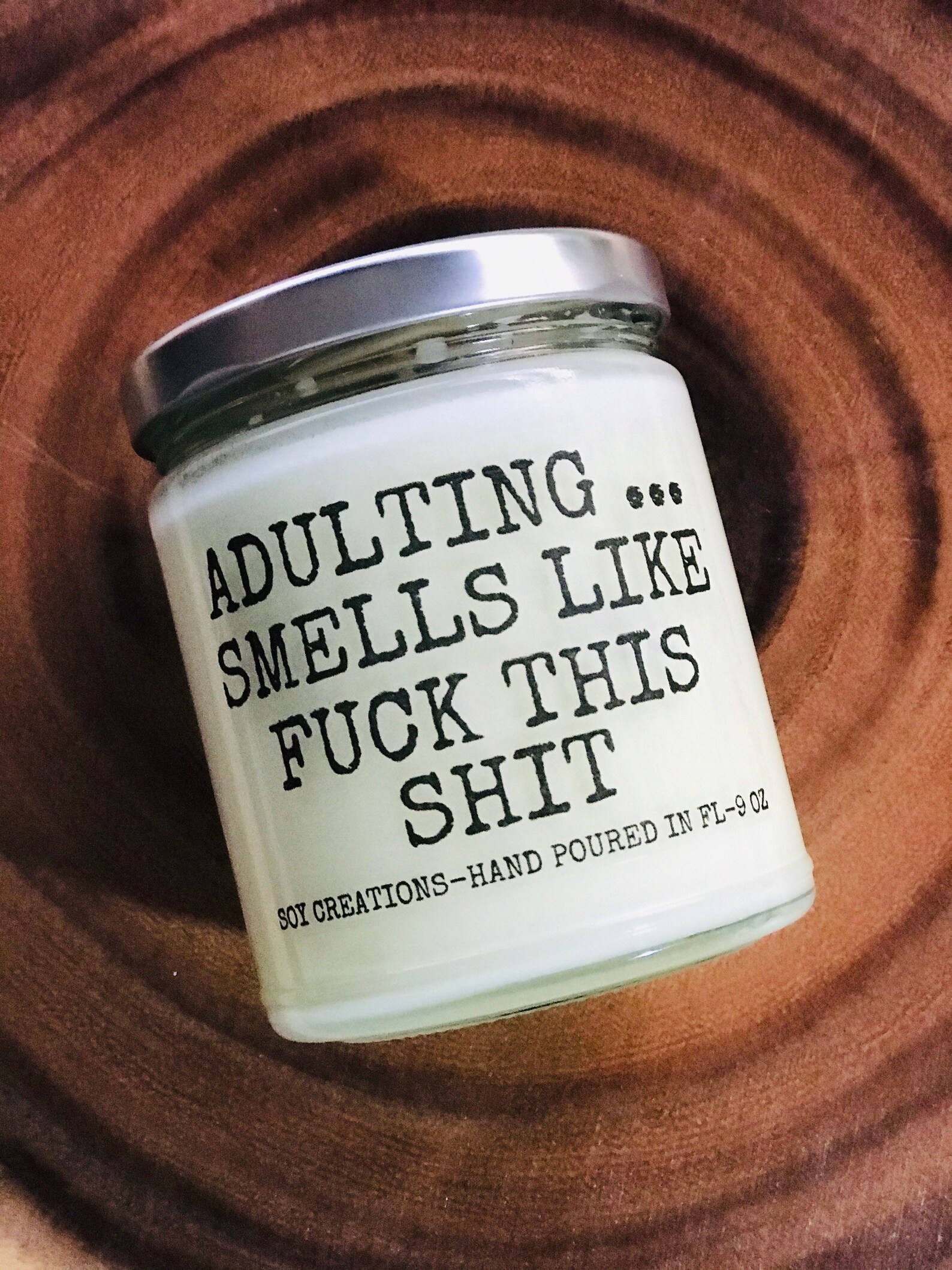 Funny Candles/adulting Smells Like Candle/gift for Friend/gag - Etsy