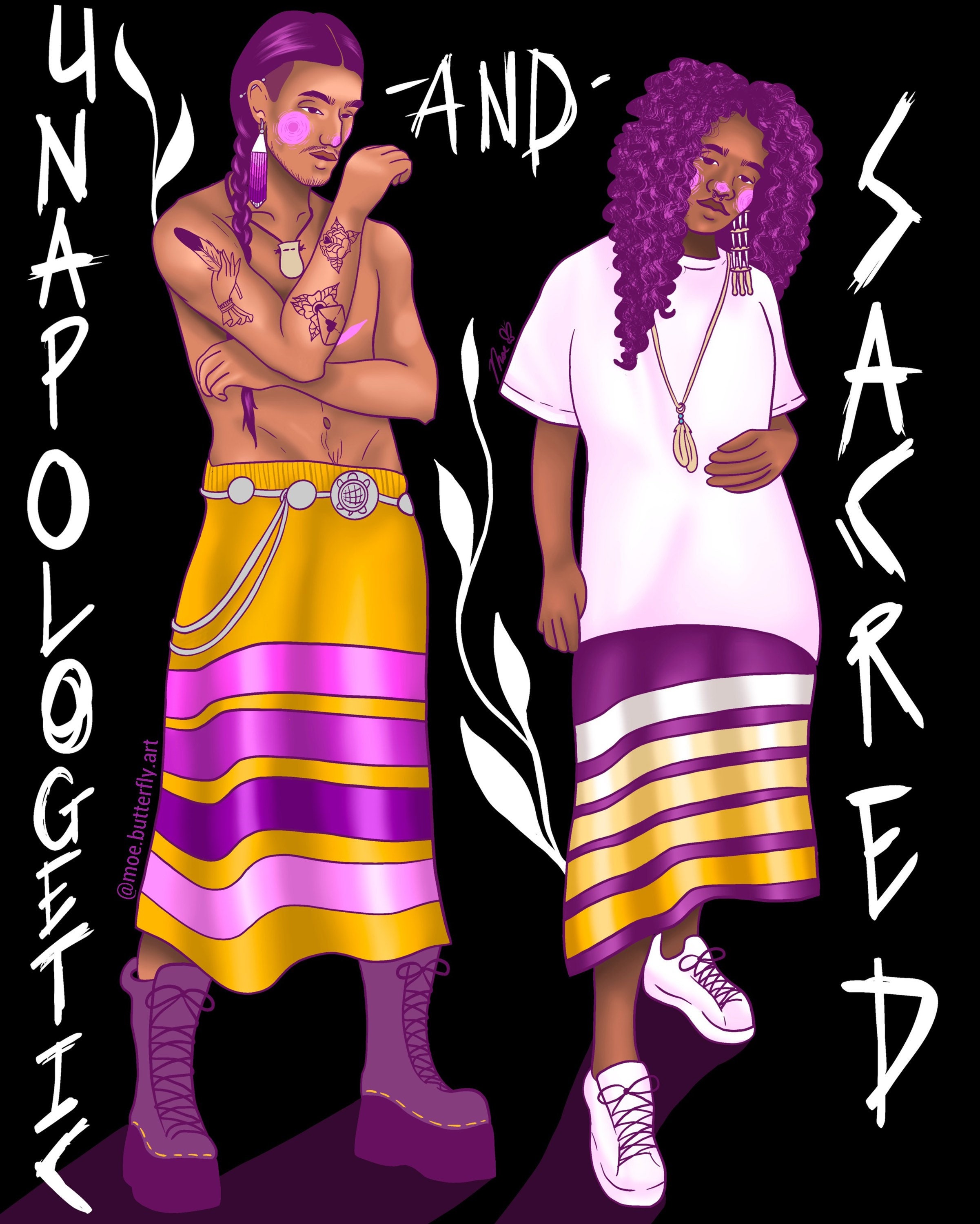 Unapologetic and Sacred Print - Etsy