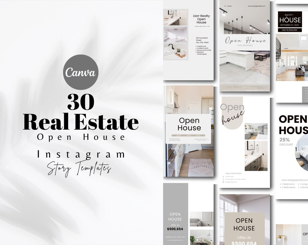 30 Open House Real Estate Instagram Stories, Real Estate Social Media ...