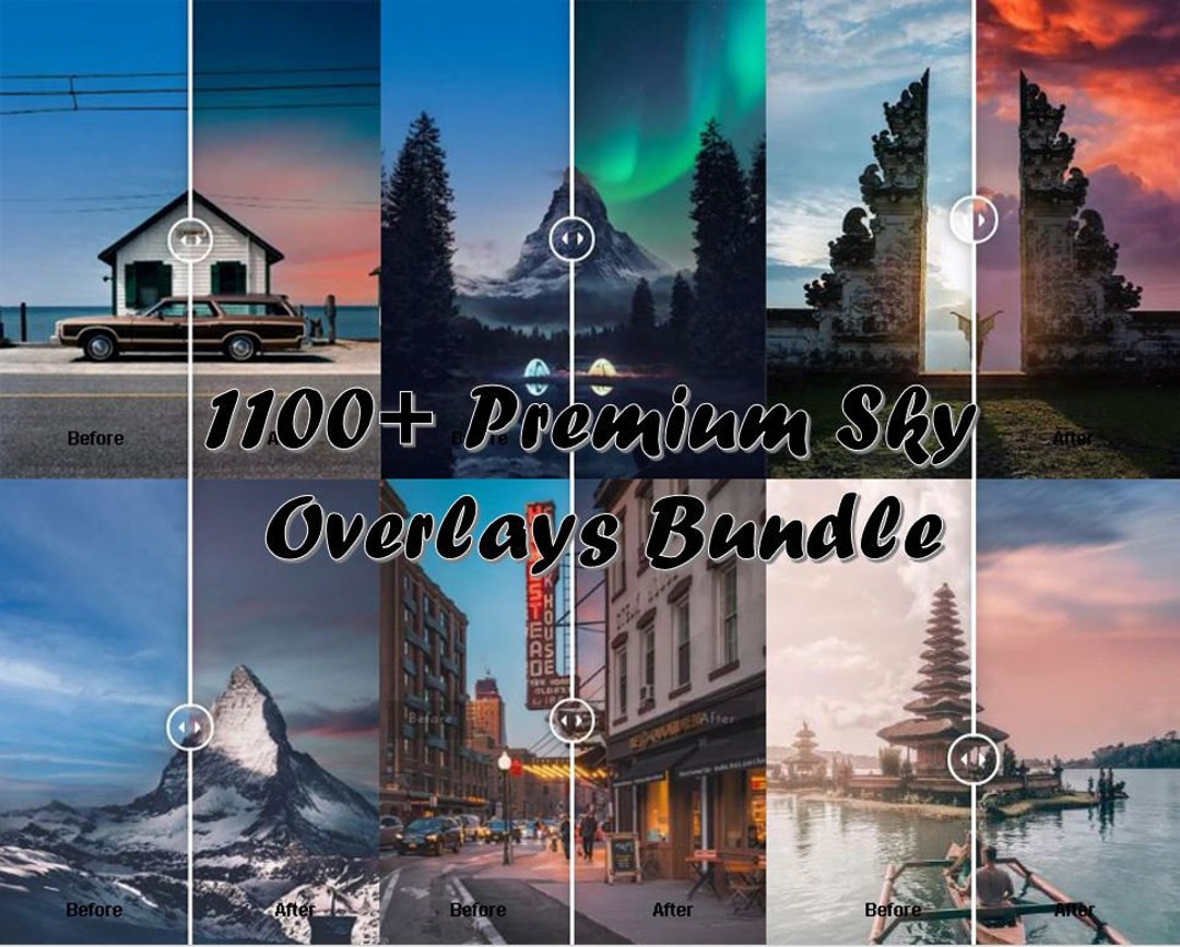 1100 Premium Sky Overlays Bundle Pack - Etsy