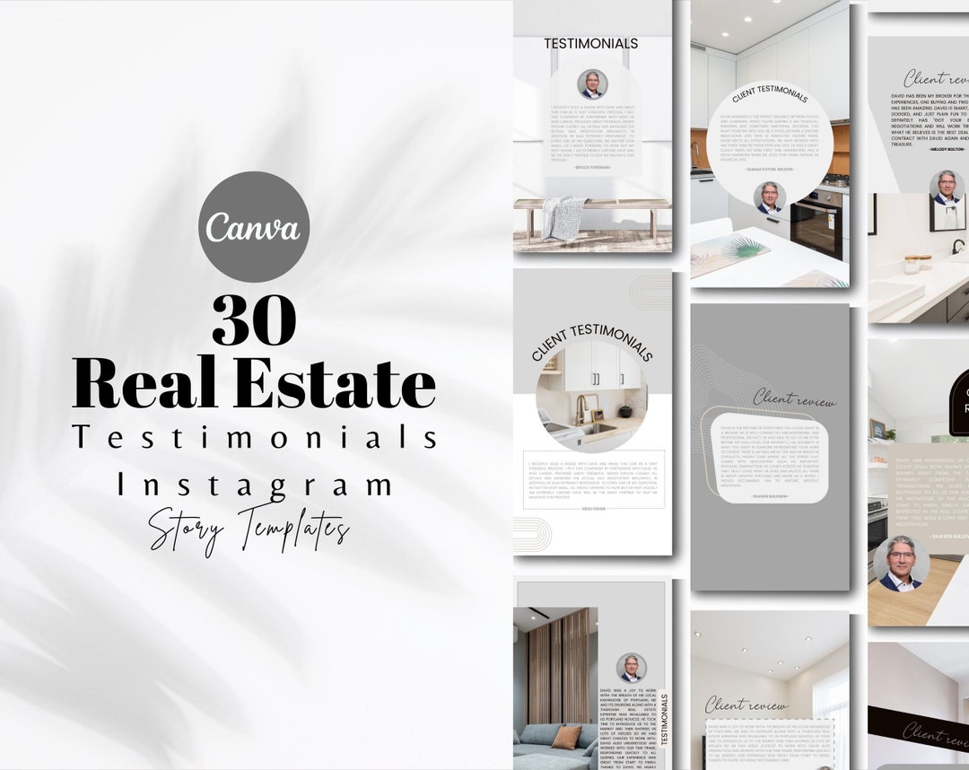 30 Client Testimonial Realtor Instagram Stories, Real Estate Marketing ...
