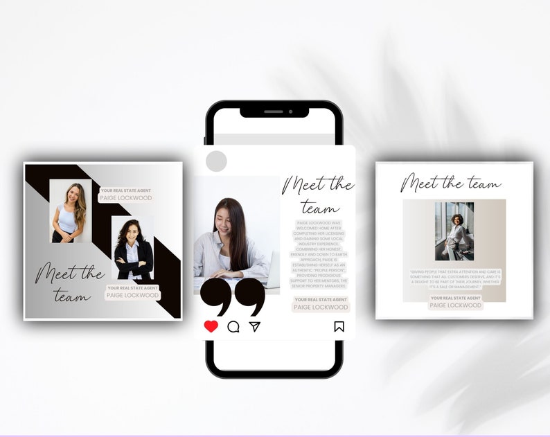 30 Meet the Team Realtor Social Media Posts, Real Estate Marketing ...