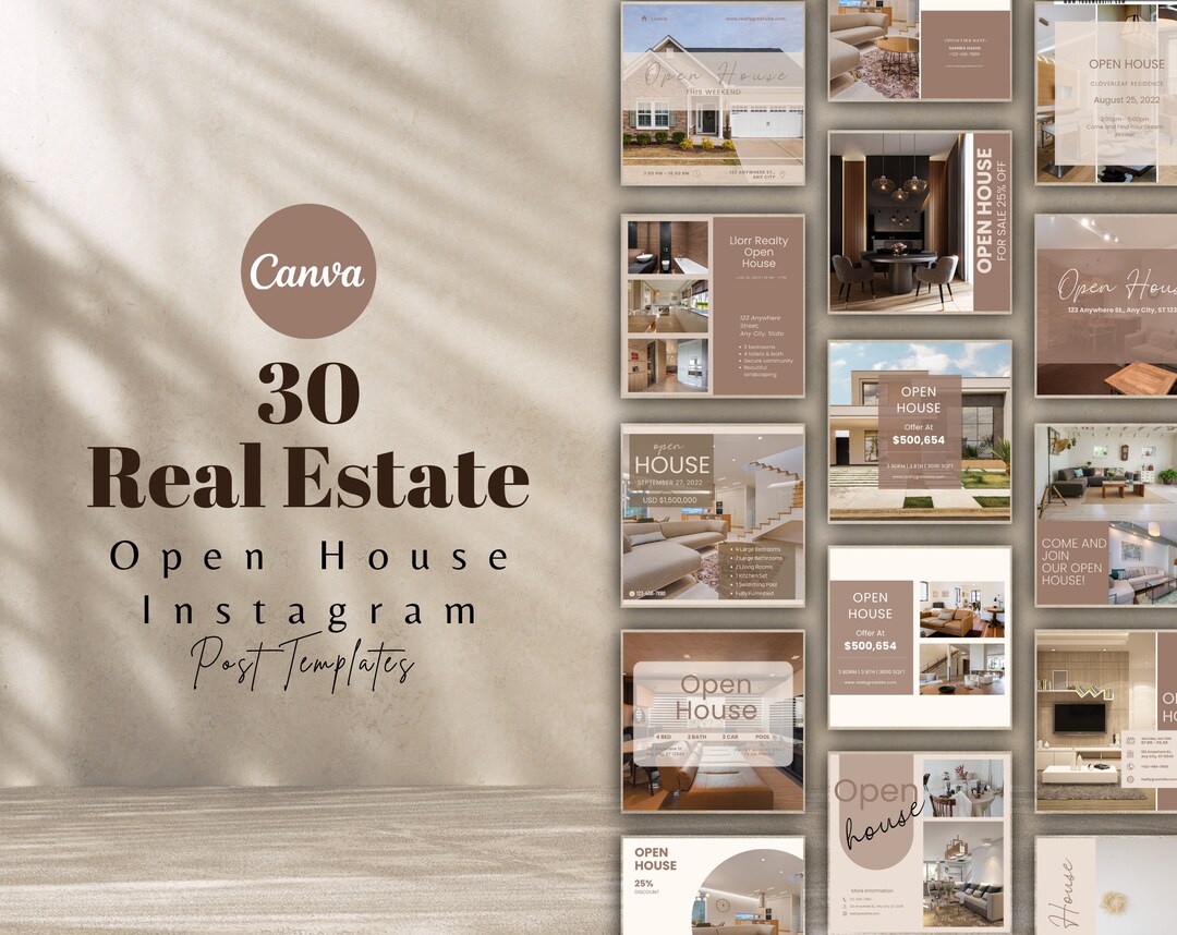 30 Open House Real Estate Instagram Posts, Real Estate Social Media ...