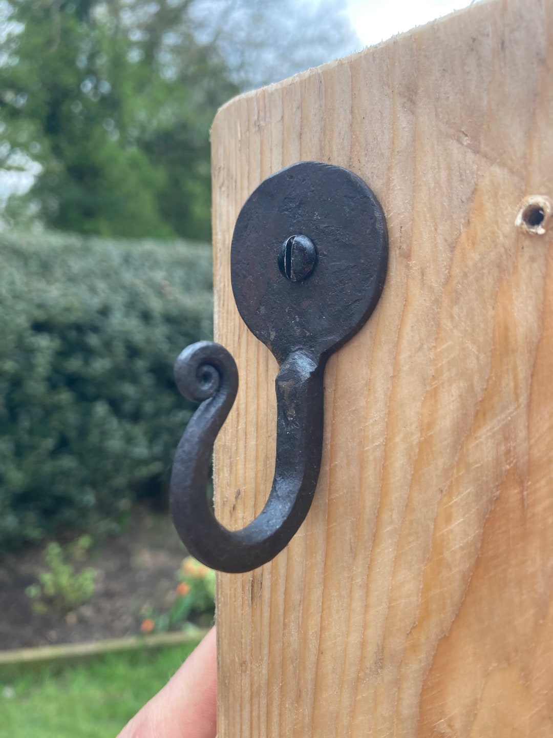Pack of 3 Forged Key Hooks - Etsy