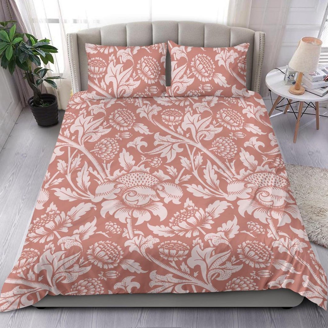 Pretty Decorative bedding set pink vintage floral bed set for - Etsy.de