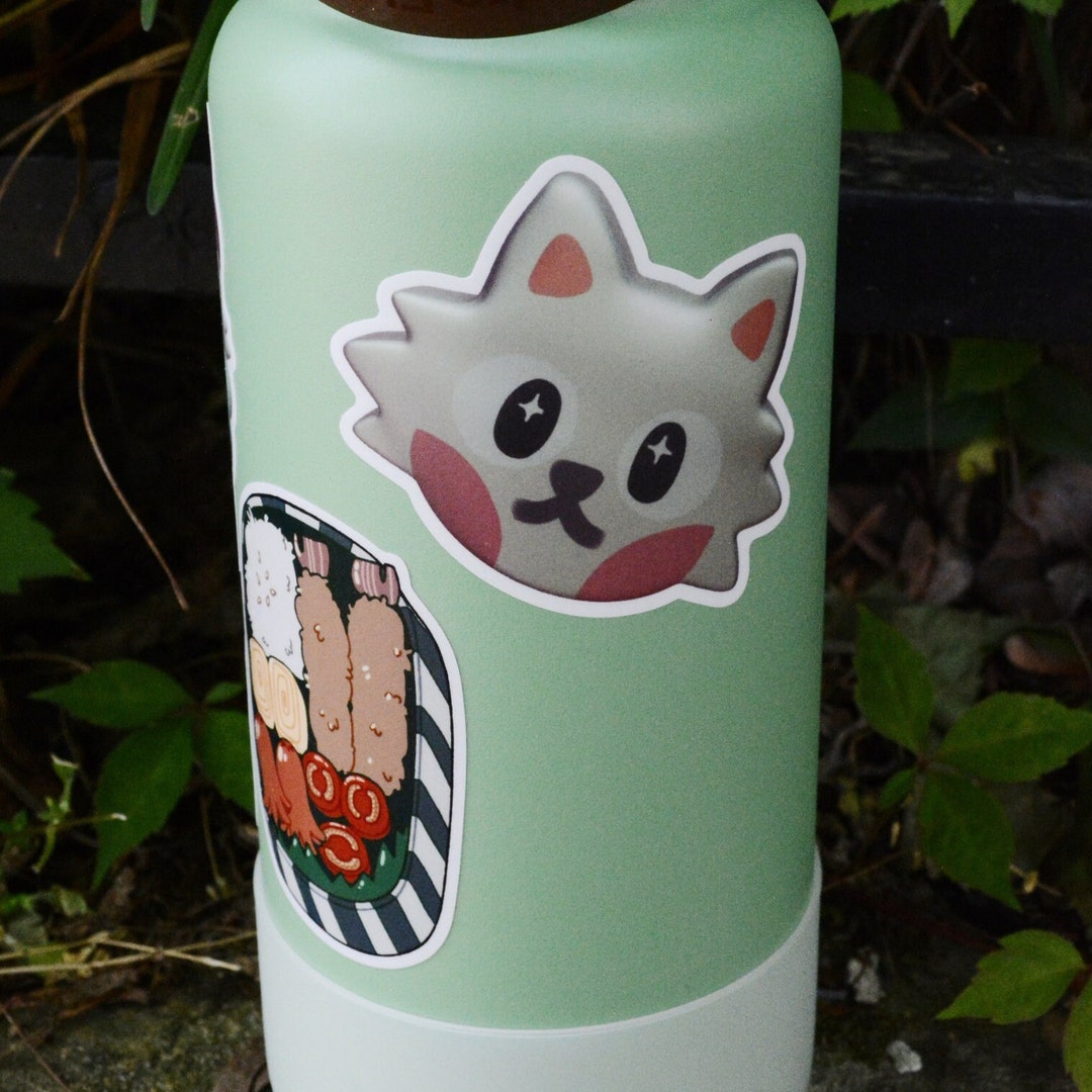 Cat Waterproof Vinyl Sticker - Etsy