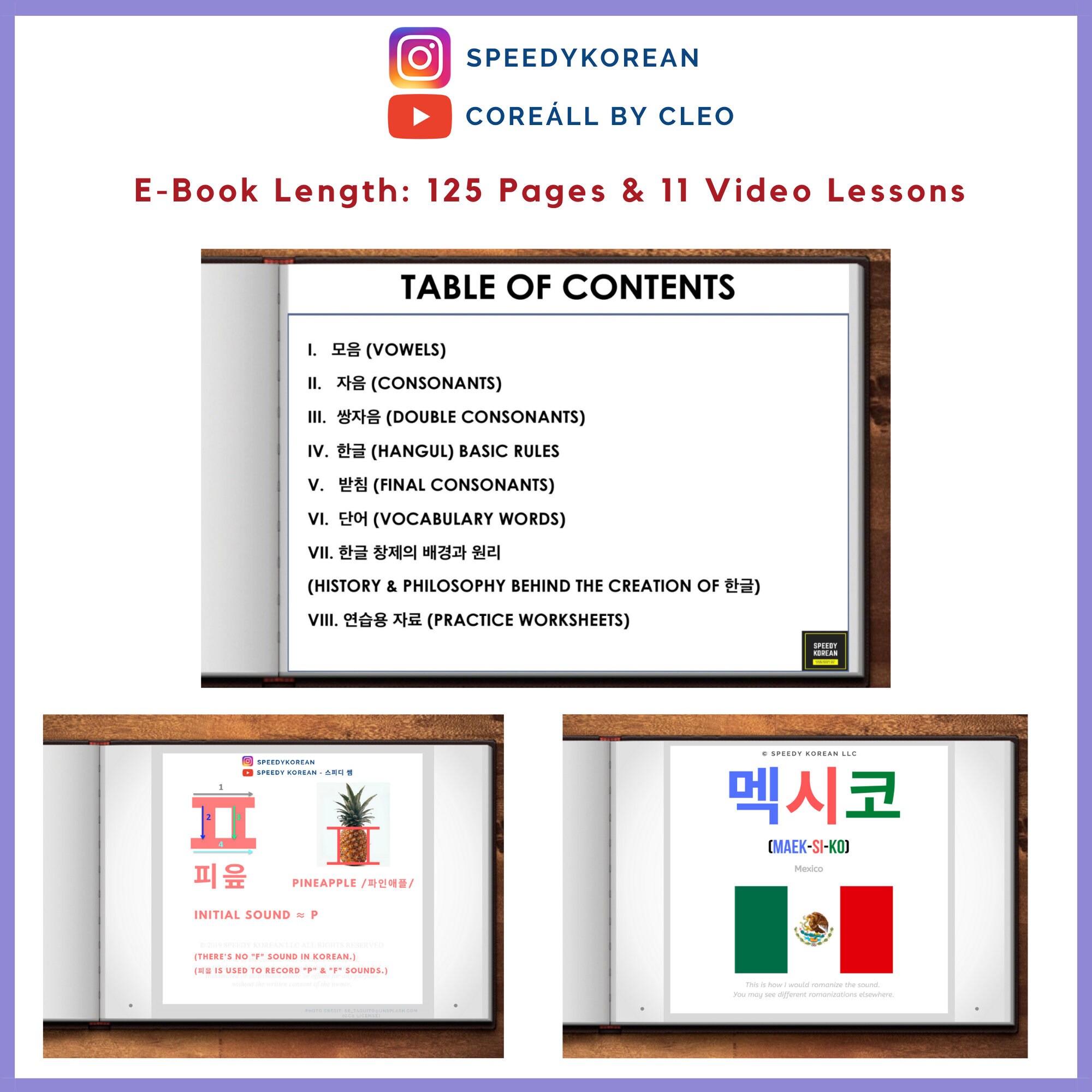 Learn Korean Self-study Bundle Hangul korean Alphabet - Etsy