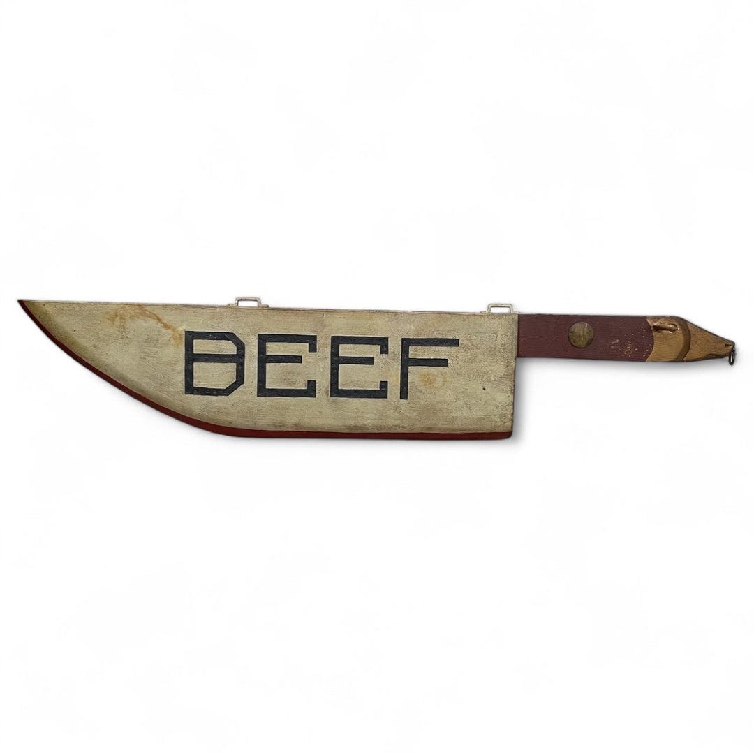 Exceptional Butchers Figural Trade Sign - Etsy