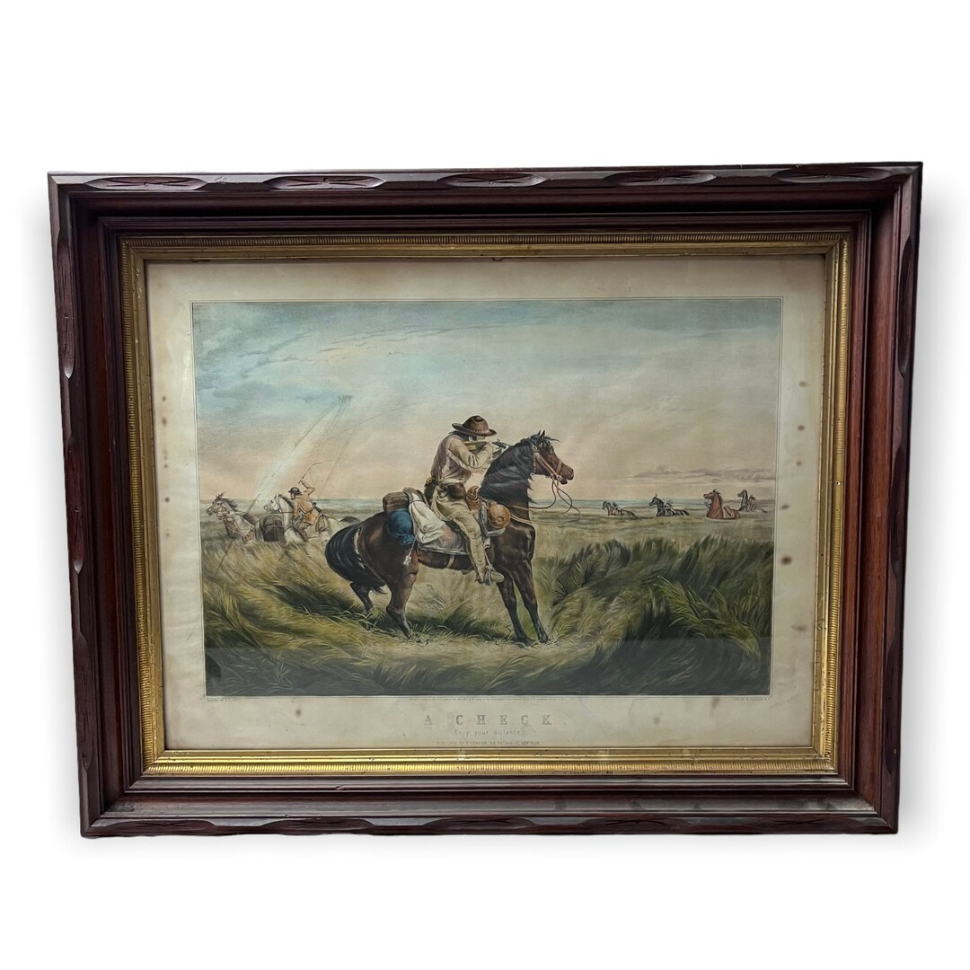 Nathaniel Currier (1813-1888) & James Ives (1824-1895), A CHECK: "keep ...