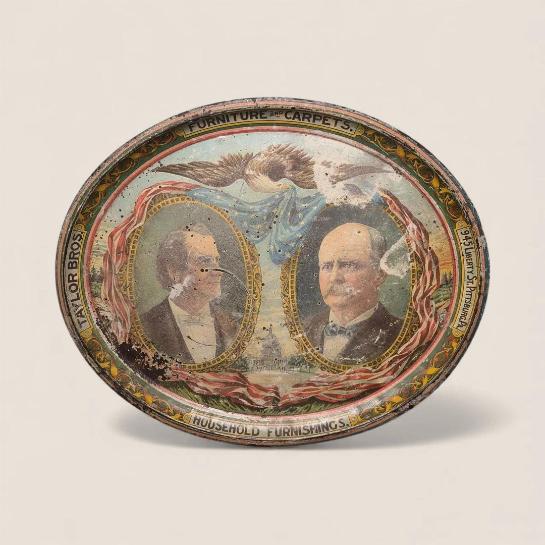 Rare Pittsburg Litho Advertising Tray - Etsy