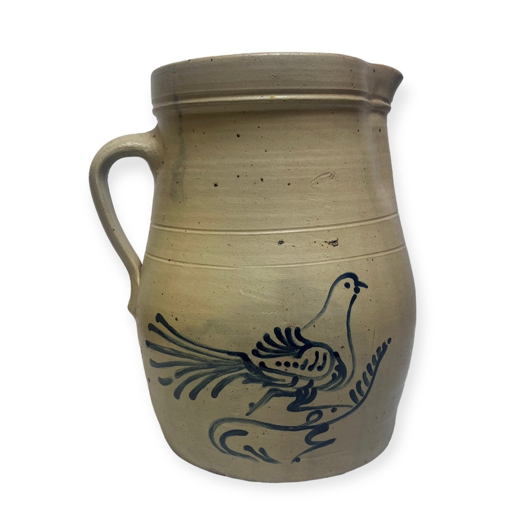 Monumental Whites Utica running Bird 3 Gallon Pitcher - Etsy