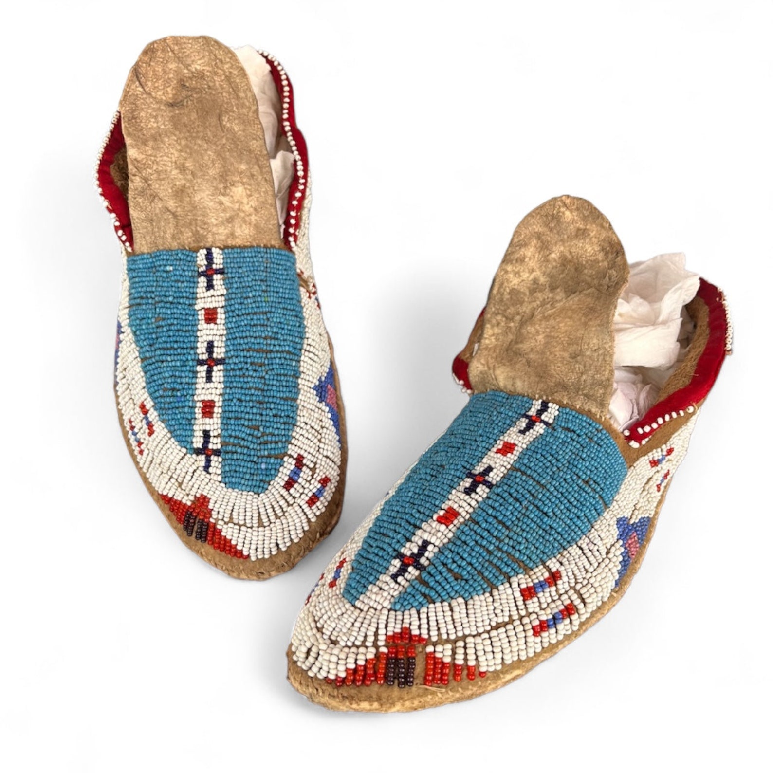Southern Plains Native American Moccasins - Etsy