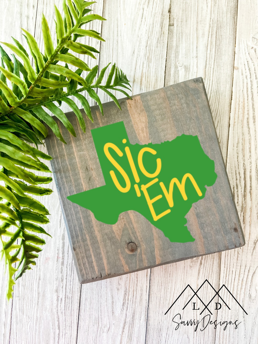 Sic Em Baylor Sign - Etsy