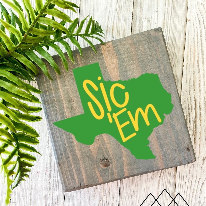 Sic Em - Etsy