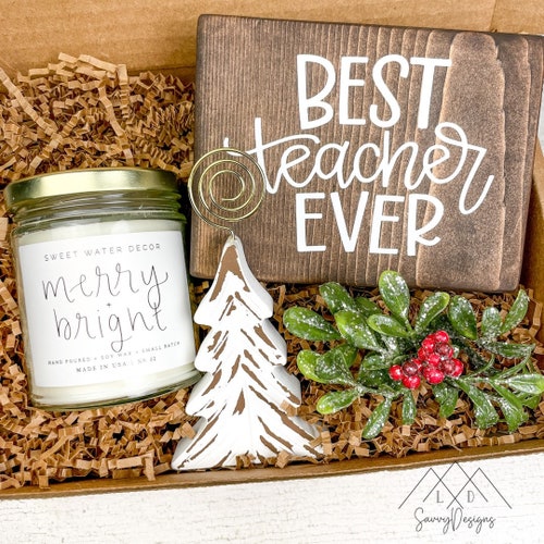 Personalised Teacher Gift Box Filled Thank You Teacher Box | Etsy