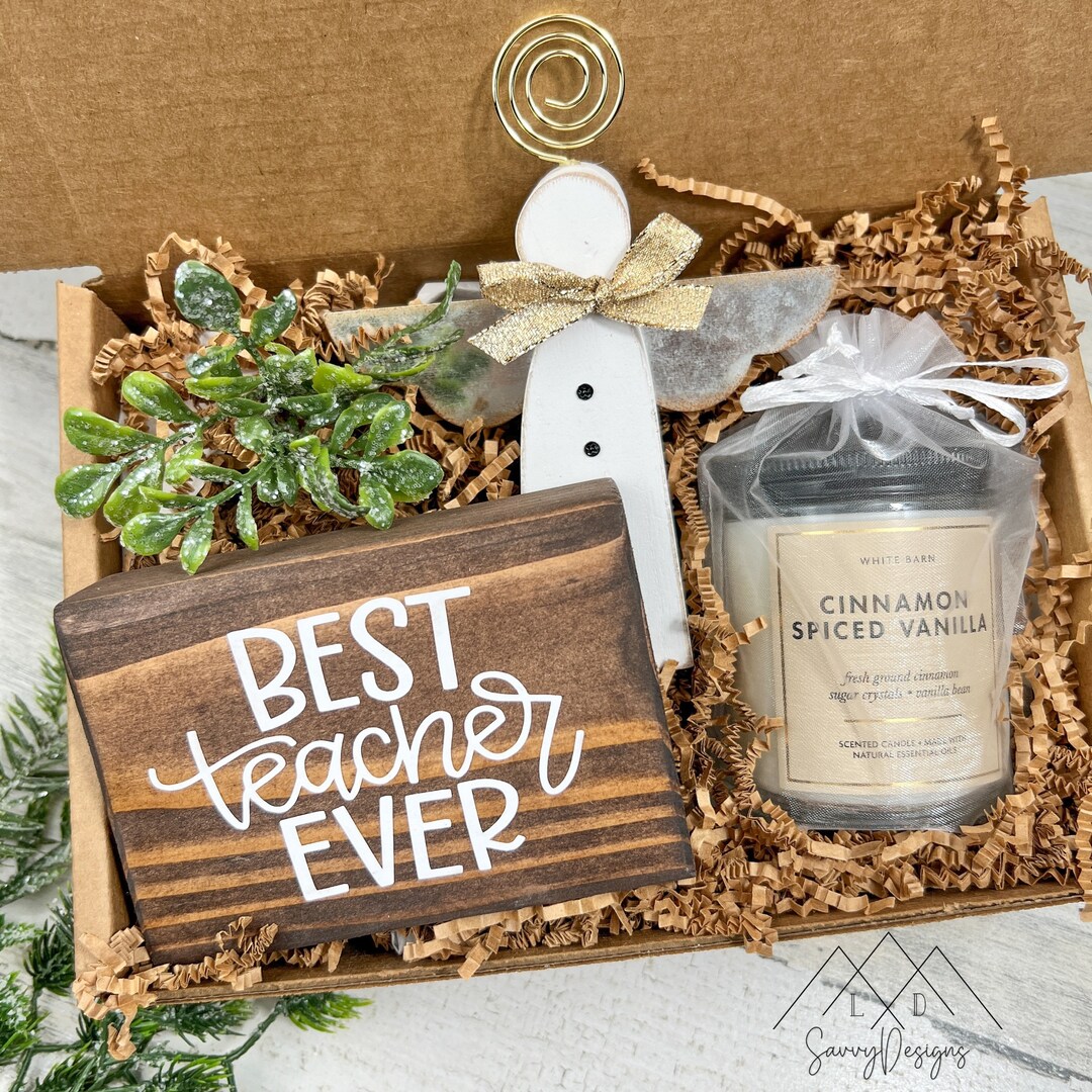 Holiday Gift Box Teacher Gift Box Christmas Gift Box - Etsy