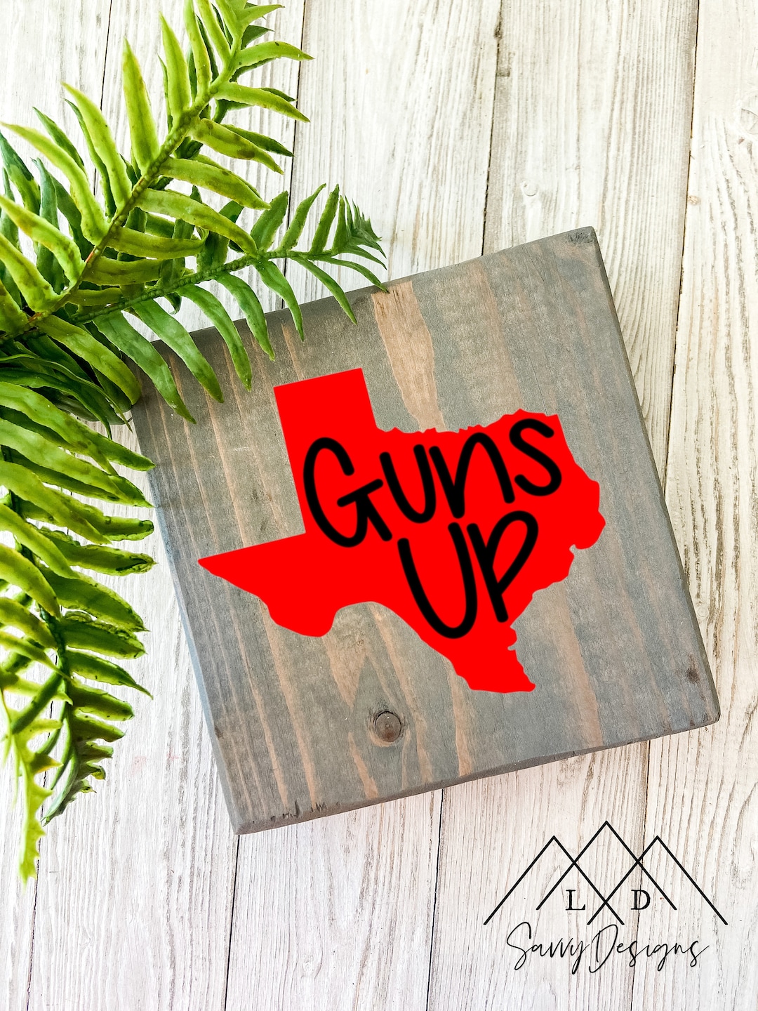 Texas Tech - Guns up Sign - Etsy