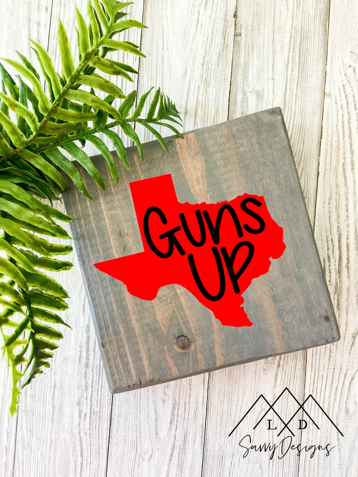 Texas Tech Guns up Sign - Etsy
