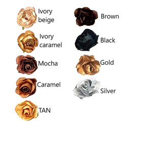 Girls Flower Hair Clips Mini Rose Hair Flowers for Toddlers - Etsy