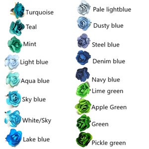 Girls Flower Hair Clips Mini Rose Hair Flowers for Toddlers - Etsy