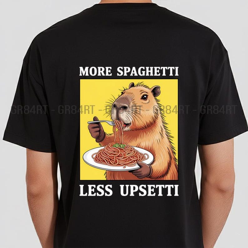 Funny Capybara Spaghetti Meme PNG (instant Download) - Etsy