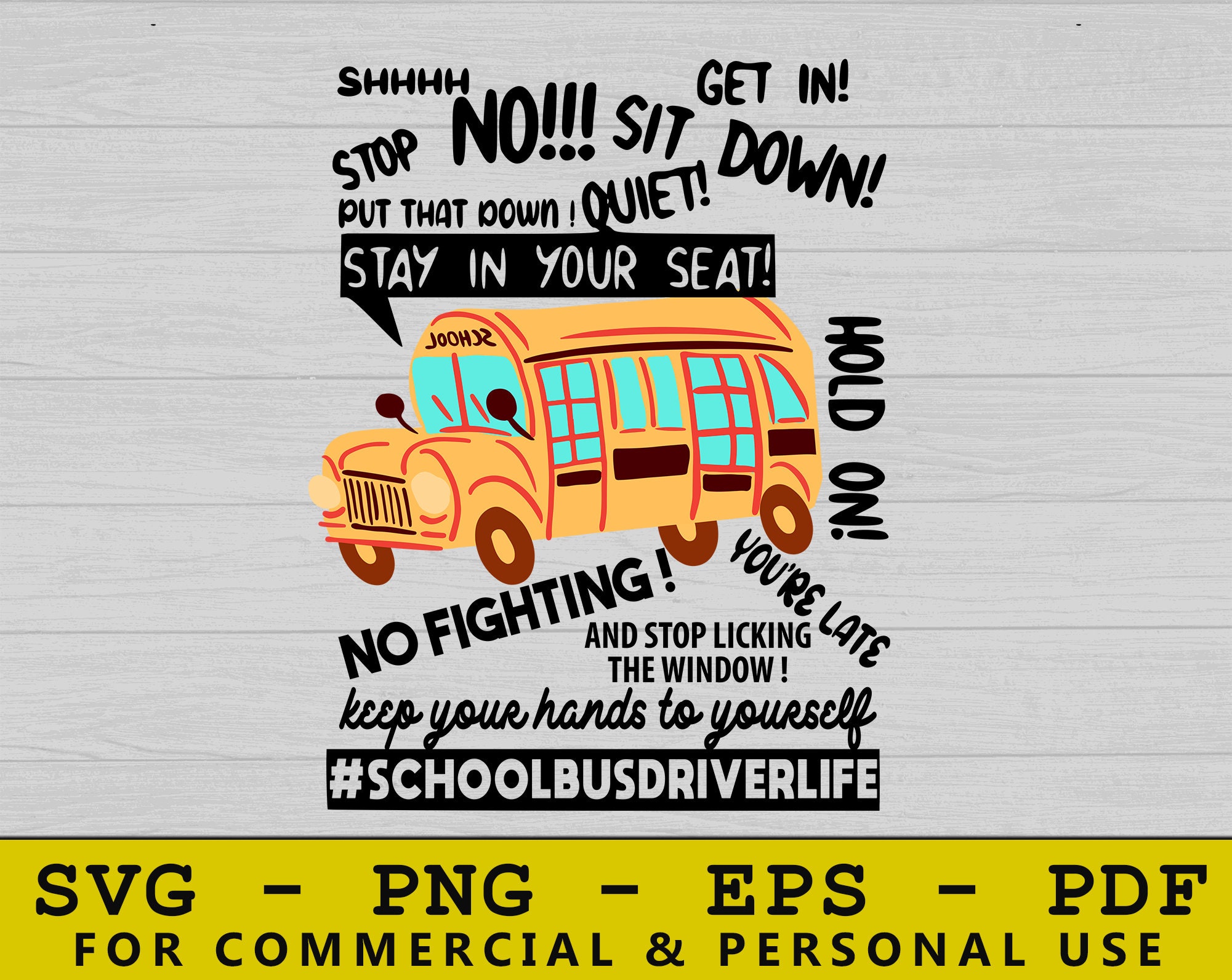 Bus Driver Svg School Bus Svg School Svg Back to School | Etsy