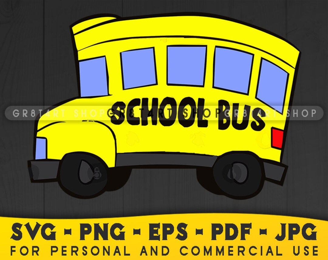School Bus Svg Cut Files for Cricut Silhouette School - Etsy