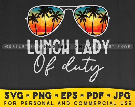 Lunch Lady Svg Cut File For Cricut Silhouette Lunch Lady Etsy India