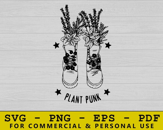 Plant Punk Svg Flower Svg Flowers Svg Summer Svg Spring | Etsy