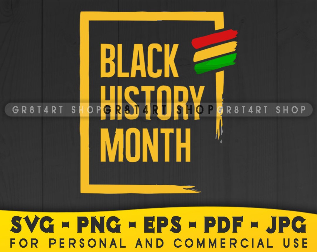 I Am Black History Svg Black History Month Svg Afro Cut Etsy