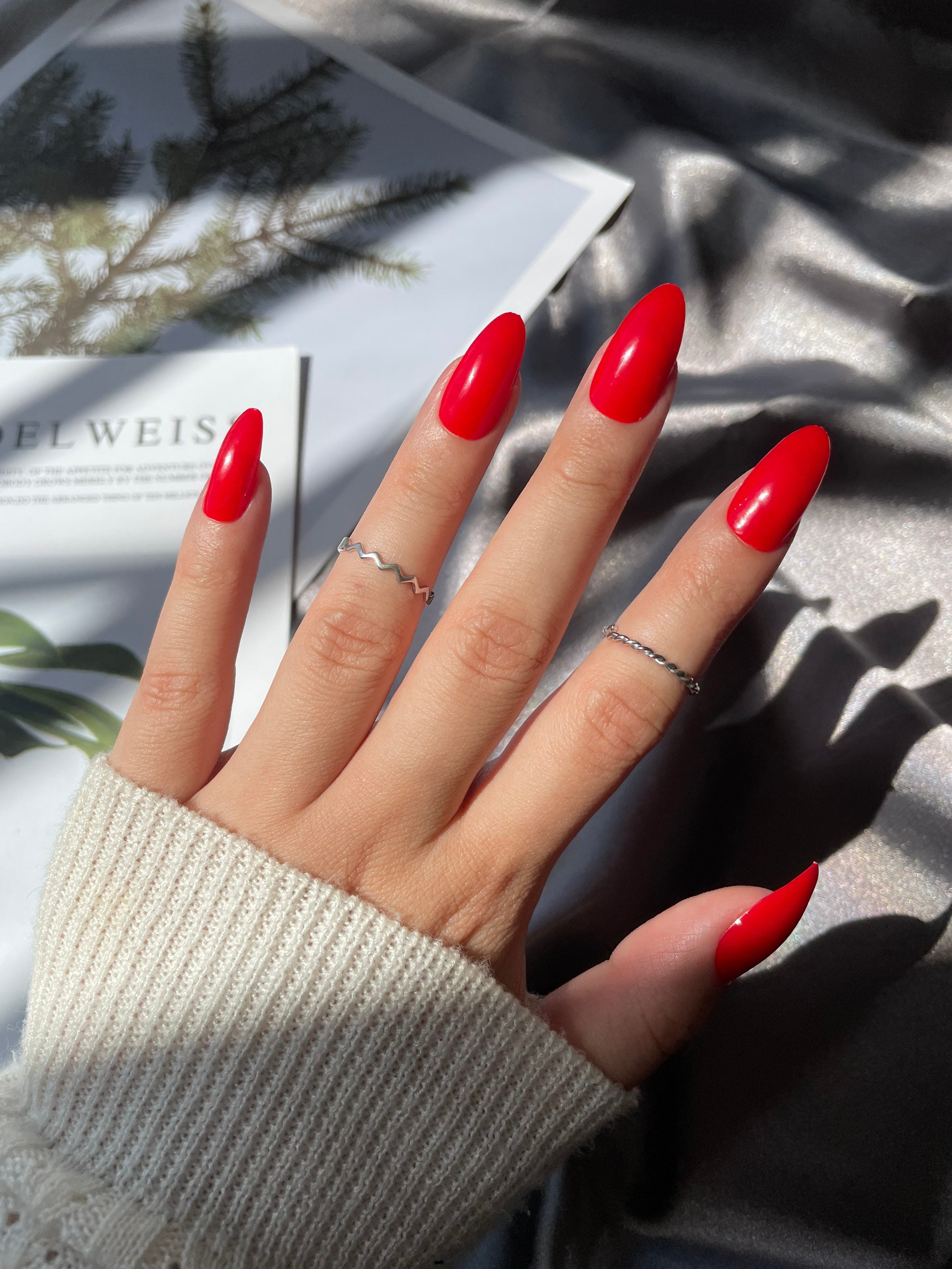 Red Stiletto Nails