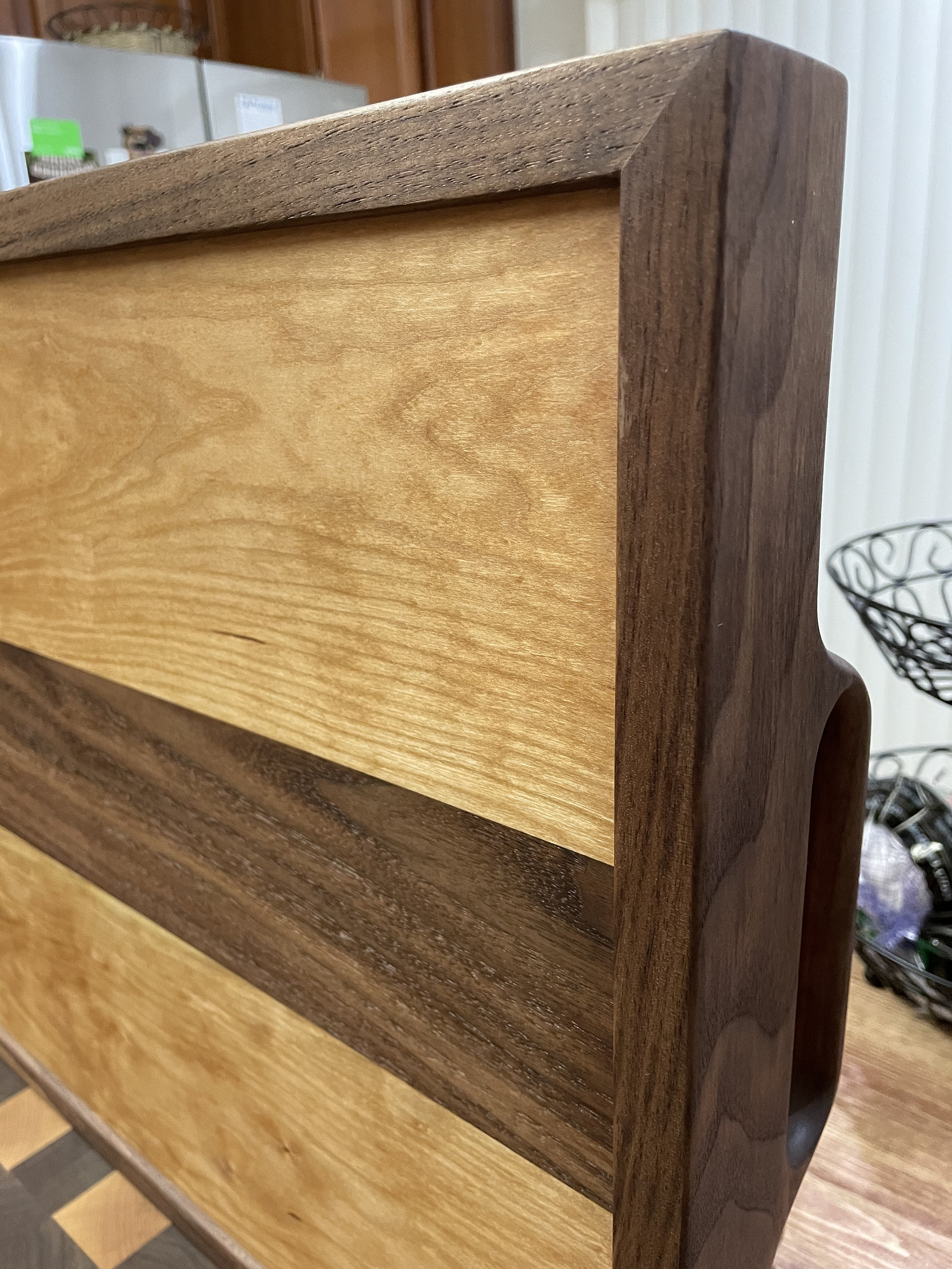Handmade Walnut and Cherry Serving Tray - Etsy Canada