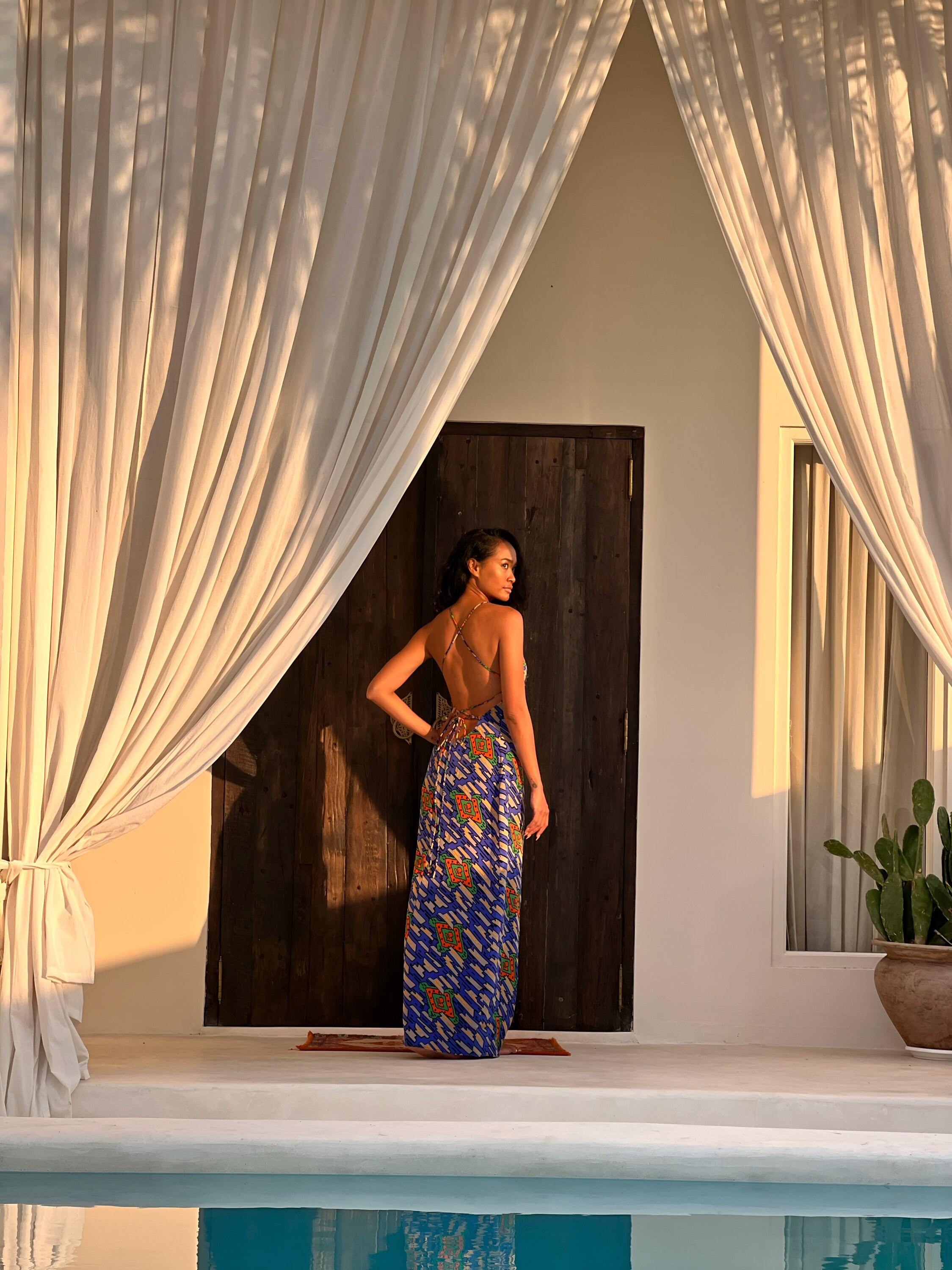 Egyptian Blue Dress - Etsy