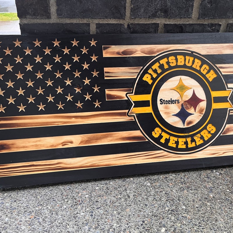 Steelers Wood Sign - Etsy