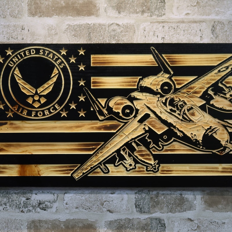 Rustic Air Force Flag - Etsy