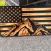 Rustic Wood Flag, Rustic American Flag, Custom Wood Art, Distressed ...