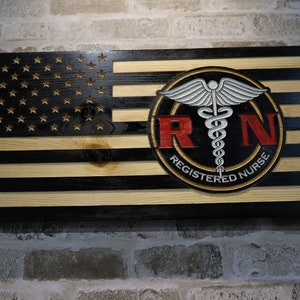 Registered Nurse Flag, RN, American Nurse Flag, Registered Nurse ...