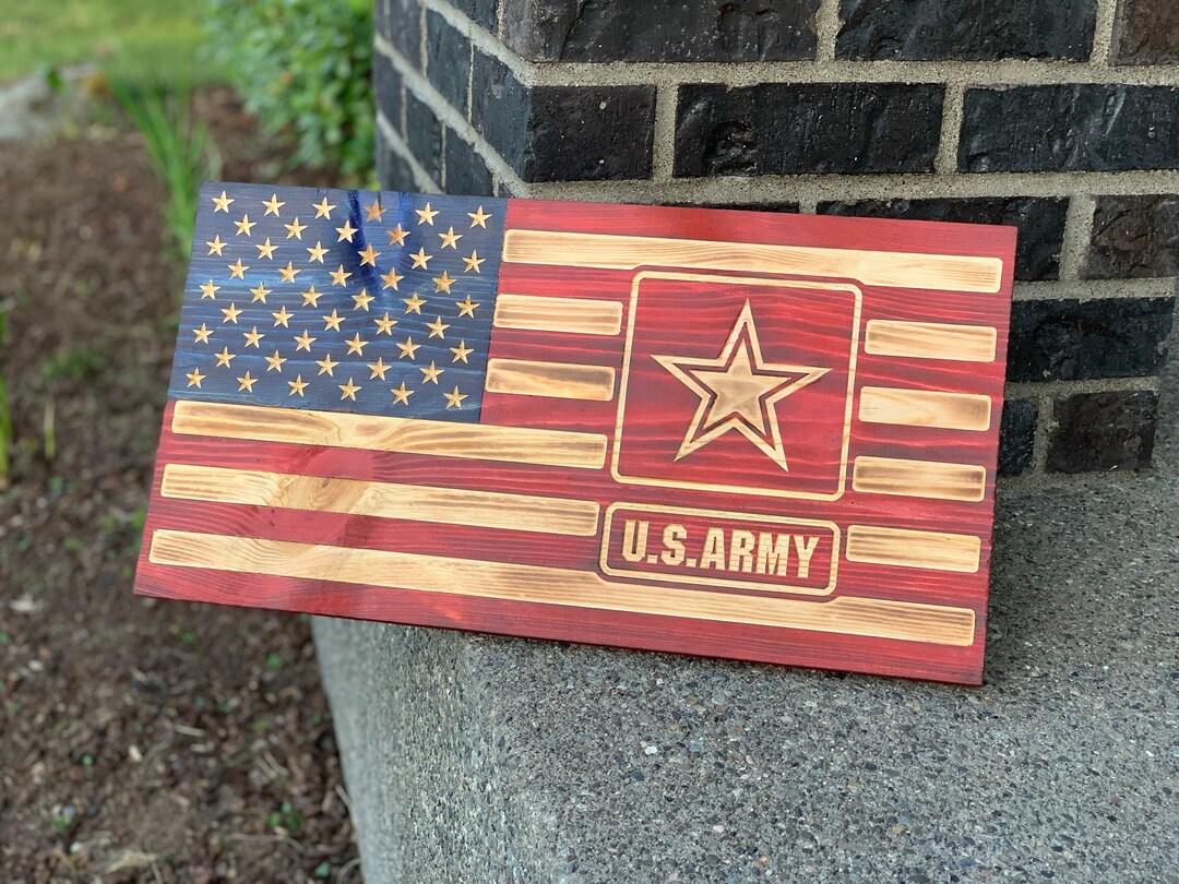 US Army, Military American Flag, Rustic Flag, American Flag, Wood Art ...